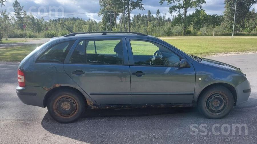 Grey Skoda Fabia 2004 in Aluksne, with an engine capacity of 1.40 L and mileage of 0 thousand km for 750 €, photo 11 on AUTOMOTO.COM.LV