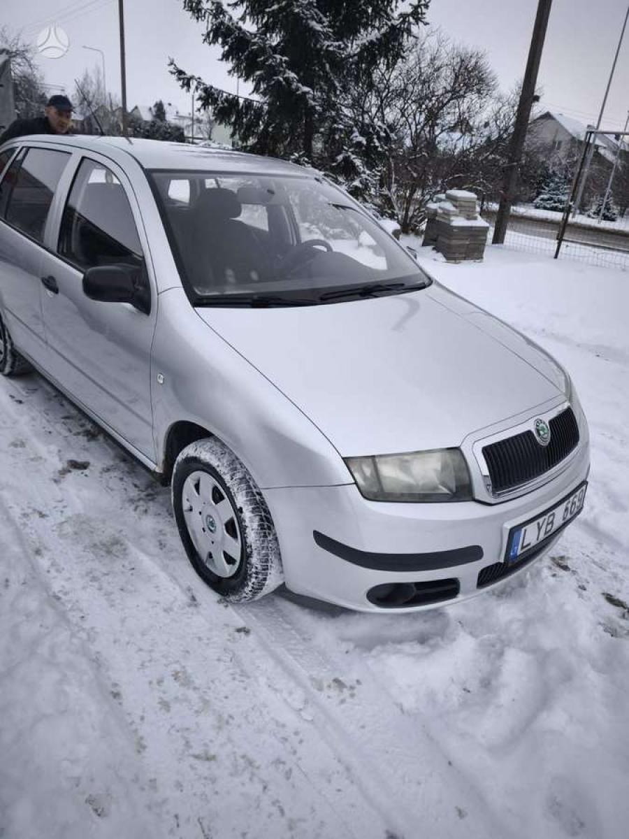 Pelēks Skoda Fabia 2007 Marijampole, ar dzinēja tilpumu 1.42 L un nobraukumu 302 tūkst. km par 950 €, foto 1 vietnē AUTOMOTO.COM.LV