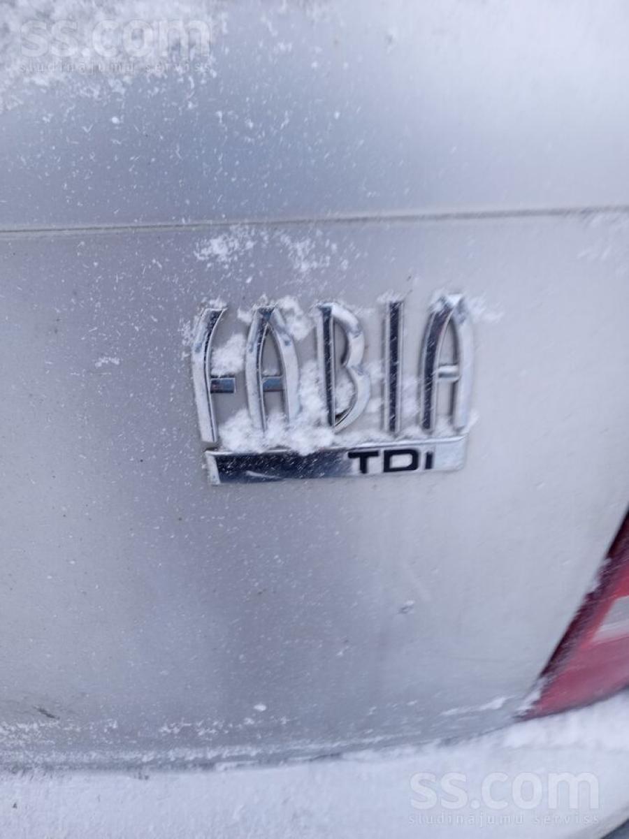 Pelēks Skoda Fabia 2007 Ludza, ar dzinēja tilpumu 1.40 L un nobraukumu 370 tūkst. km par 890 €, foto 8 vietnē AUTOMOTO.COM.LV