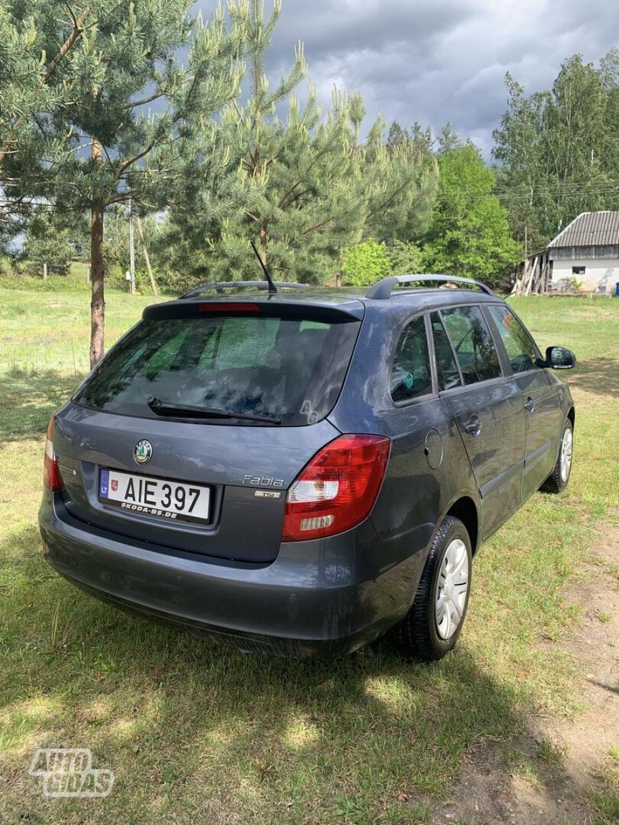 Grey Skoda Fabia 2011 in Lazdijai, with an engine capacity of 1.20 L and mileage of 172 thousand km for 3599 €, photo 5 on AUTOMOTO.COM.LV
