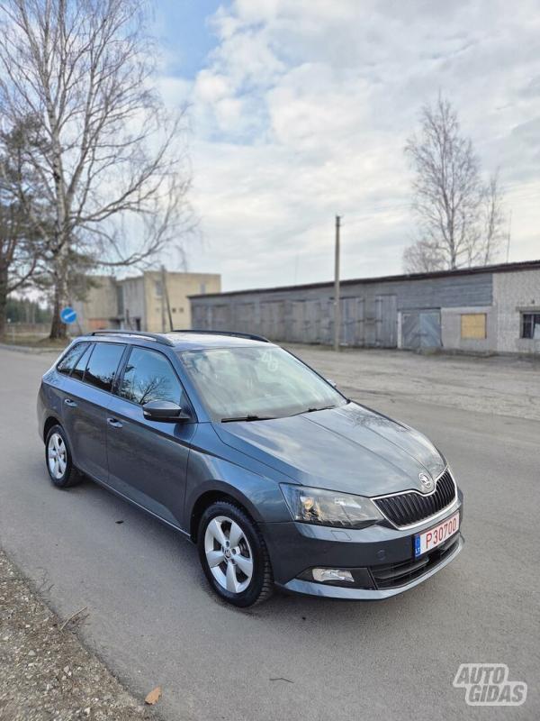 Grey Skoda Fabia 2016 in Plunge, with an engine capacity of 1.20 L and mileage of 74 thousand km for 6250 €, photo 1 on AUTOMOTO.COM.LV