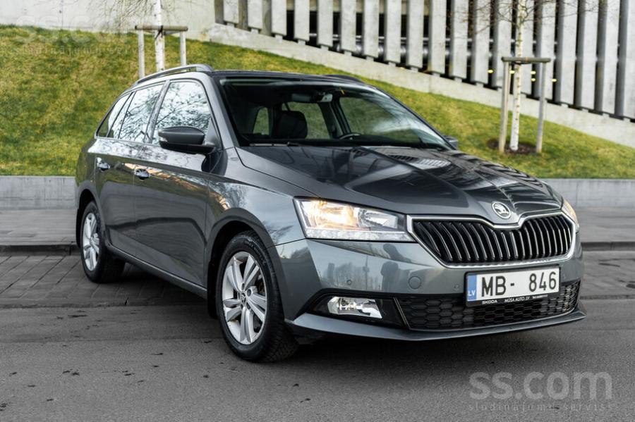 Grey Skoda Fabia 2019 in Riga, with an engine capacity of 1.00 L and mileage of 109 thousand km for 8990 €, photo 1 on AUTOMOTO.COM.LV