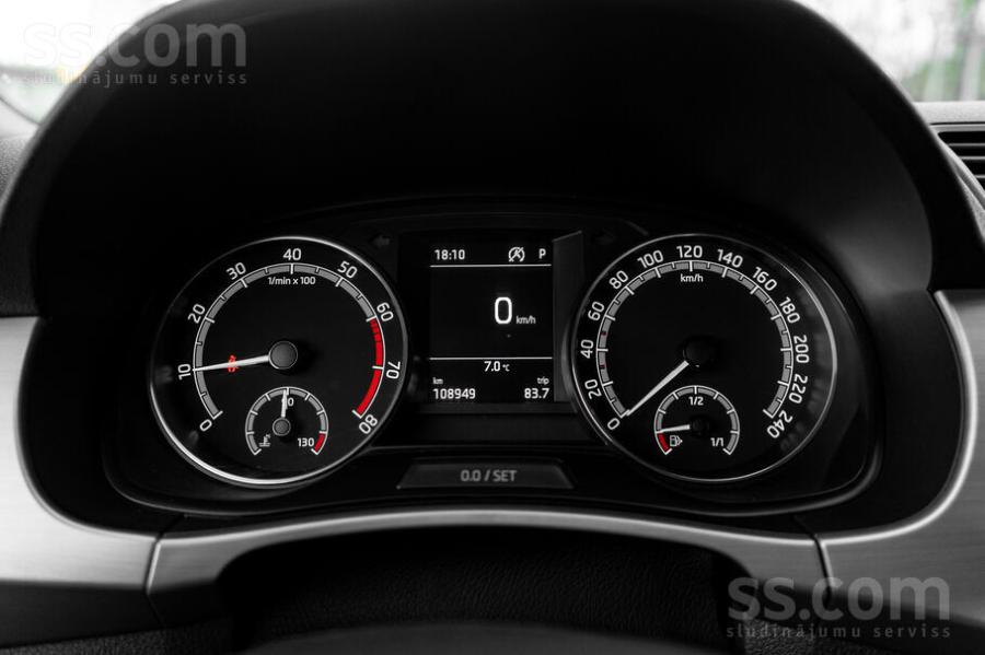 Grey Skoda Fabia 2019 in Riga, with an engine capacity of 1.00 L and mileage of 109 thousand km for 8990 €, photo 12 on AUTOMOTO.COM.LV