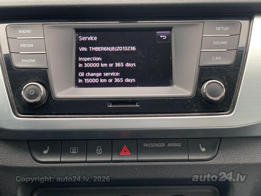 Skoda Fabia 2018 Tallina, ar dzinēja tilpumu 0.00 L un nobraukumu 28 tūkst. km par 11900 €, foto 18 vietnē AUTOMOTO.COM.LV