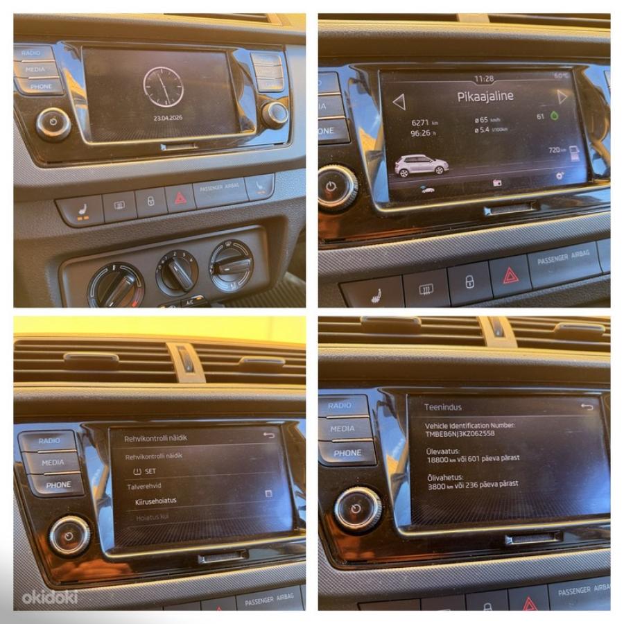 Skoda Fabia 2019 in Tartu, with an engine capacity of 1.00 L and mileage of 282 thousand km for 5600 €, photo 31 on AUTOMOTO.COM.LV