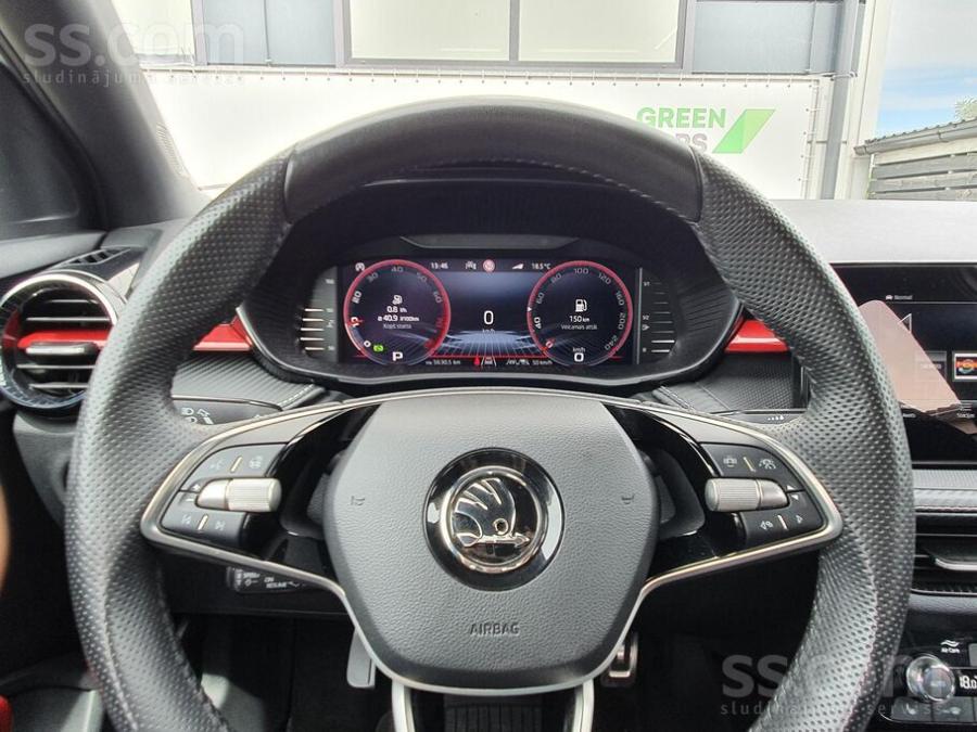 Skoda Fabia 2024 in Riga, with an engine capacity of 1.00 L and mileage of 46 thousand km for 20500 €, photo 13 on AUTOMOTO.COM.LV