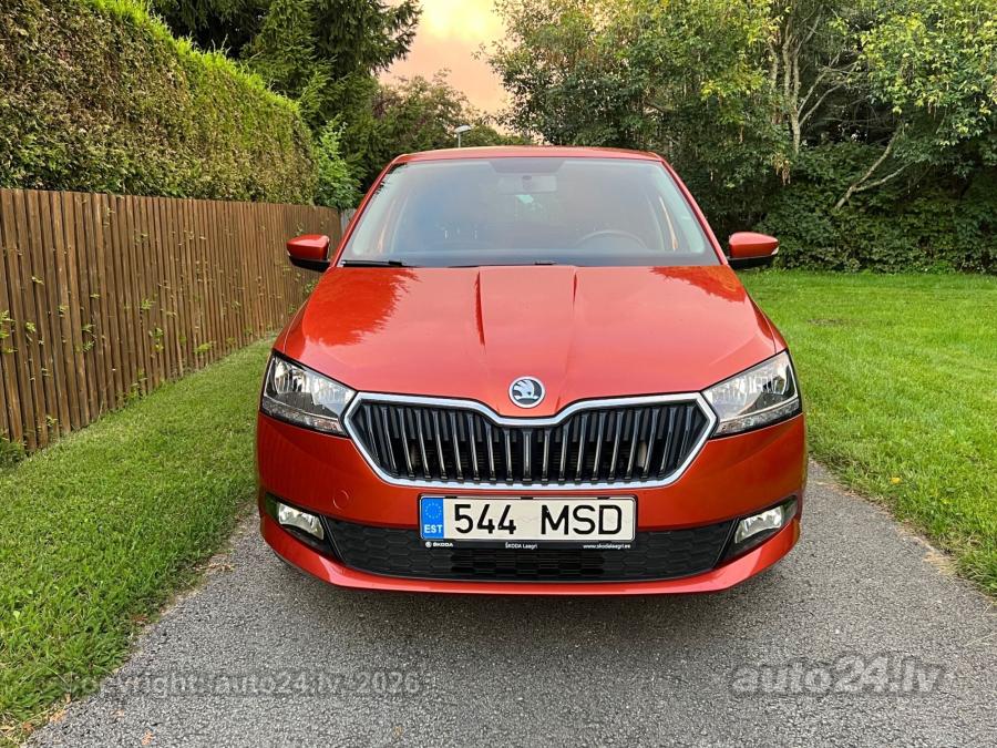 Oranžs Skoda Fabia 2018 Tallina, ar dzinēja tilpumu 0.00 L un nobraukumu 24 tūkst. km par 11990 €, foto 3 vietnē AUTOMOTO.COM.LV
