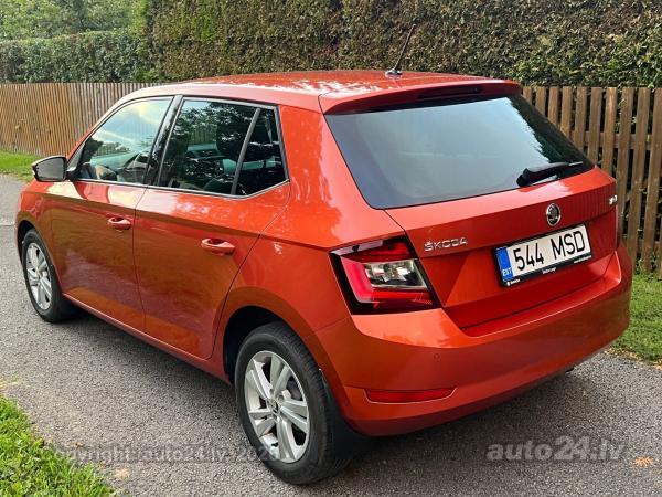 Orange Skoda Fabia 2018 in Tallinn, with an engine capacity of 0.00 L and mileage of 24 thousand km for 11990 €, photo 5 on AUTOMOTO.COM.LV