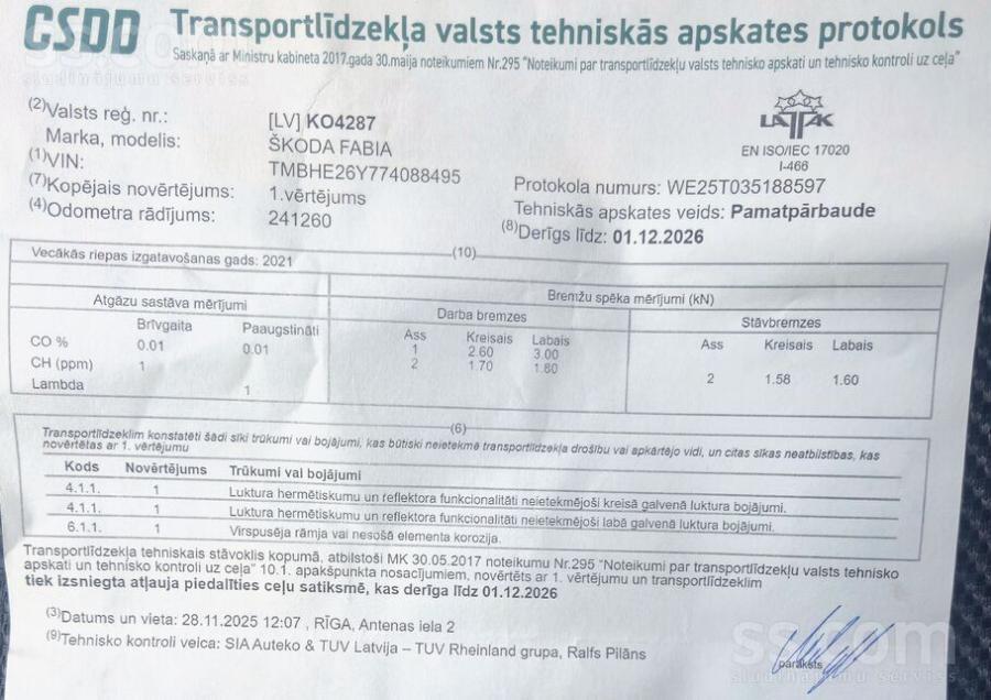 Sarkans Skoda Fabia 2006 Rīga, ar dzinēja tilpumu 2.00 L un nobraukumu 241 tūkst. km par 1470 €, foto 10 vietnē AUTOMOTO.COM.LV