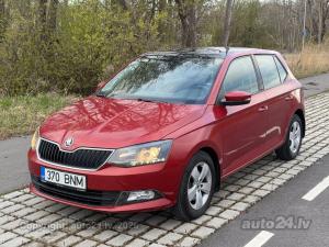 Sarkans Skoda Fabia 2015 Tallina, ar dzinēja tilpumu 1.20 L un nobraukumu 102 tūkst. km par 8500 €, foto  vietnē AUTOMOTO.COM.LV