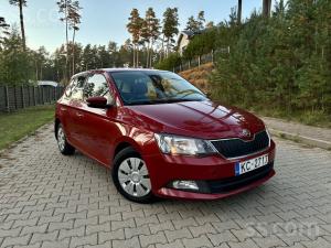 Red Skoda Fabia 2015 in Riga, with an engine capacity of 1.40 L and mileage of 210 thousand km for 4900 €, photo  on AUTOMOTO.COM.LV