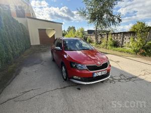 Red Skoda Fabia 2017 in Riga, with an engine capacity of 1.00 L and mileage of 170 thousand km for 8500 €, photo  on AUTOMOTO.COM.LV