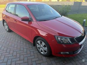 Red Skoda Fabia 2017 in Panevezys, with an engine capacity of 1.20 L and mileage of 34 thousand km for 7200 €, photo  on AUTOMOTO.COM.LV