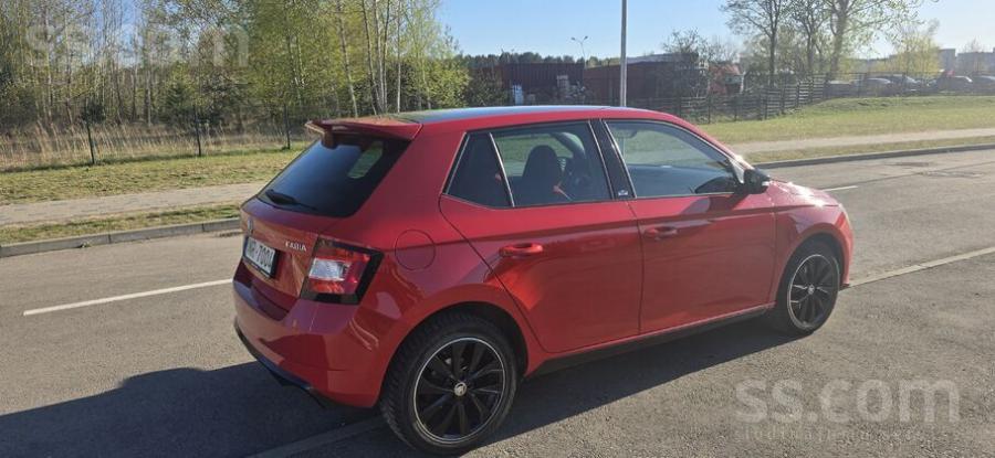 Sarkans Skoda Fabia 2018 Rīga, ar dzinēja tilpumu 1.00 L un nobraukumu 110 tūkst. km par 9500 €, foto 5 vietnē AUTOMOTO.COM.LV