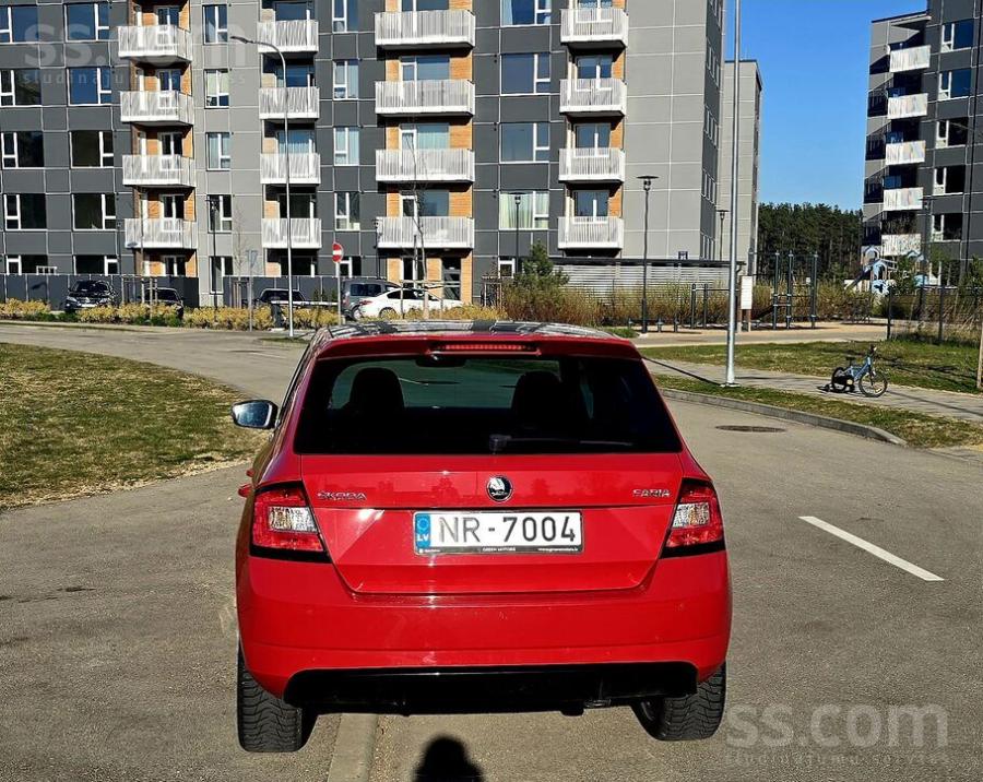 Sarkans Skoda Fabia 2018 Rīga, ar dzinēja tilpumu 1.00 L un nobraukumu 110 tūkst. km par 9500 €, foto 7 vietnē AUTOMOTO.COM.LV