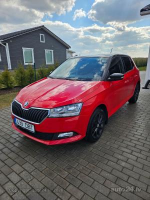 Red Skoda Fabia 2019 in Tallinn, with an engine capacity of 1.00 L and mileage of 75 thousand km for 9900 €, photo  on AUTOMOTO.COM.LV