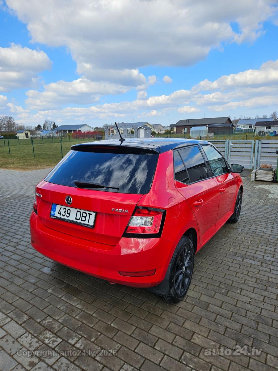 Red Skoda Fabia 2019 in Tallinn, with an engine capacity of 1.00 L and mileage of 75 thousand km for 9900 €, photo 6 on AUTOMOTO.COM.LV