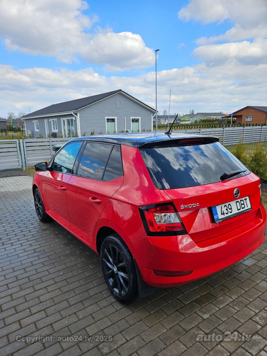 Red Skoda Fabia 2019 in Tallinn, with an engine capacity of 1.00 L and mileage of 75 thousand km for 9900 €, photo 7 on AUTOMOTO.COM.LV