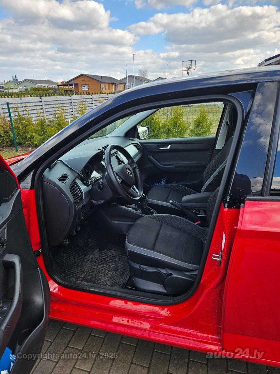 Red Skoda Fabia 2019 in Tallinn, with an engine capacity of 1.00 L and mileage of 75 thousand km for 9900 €, photo 8 on AUTOMOTO.COM.LV