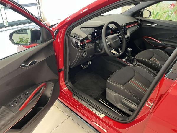 Red Skoda Fabia 2026 in Kaunas, with an engine capacity of 1.00 L and mileage of 5 thousand km for 22900 €, photo 10 on AUTOMOTO.COM.LV