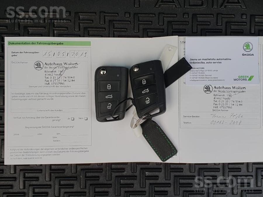 Skoda Fabia 2019 in Riga, with an engine capacity of 1.00 L and mileage of 180 thousand km for 8900 €, photo 35 on AUTOMOTO.COM.LV