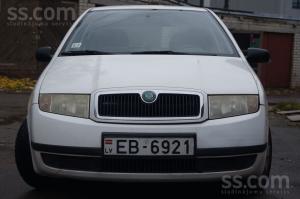 White Skoda Fabia 2000 in Riga, with an engine capacity of 1.40 L and mileage of 99 thousand km for 1600 €, photo 3 on AUTOMOTO.COM.LV