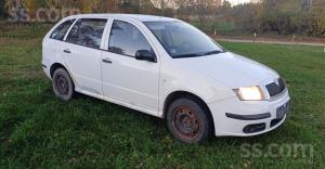 White Skoda Fabia 2005 in Riga, with an engine capacity of 1.90 L and mileage of 397 thousand km for 400 €, photo  on AUTOMOTO.COM.LV