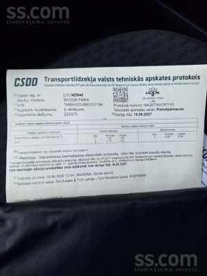 Balts Skoda Fabia 2011 Madona, ar dzinēja tilpumu 1.20 L un nobraukumu 233 tūkst. km par 3390 €, foto 18 vietnē AUTOMOTO.COM.LV