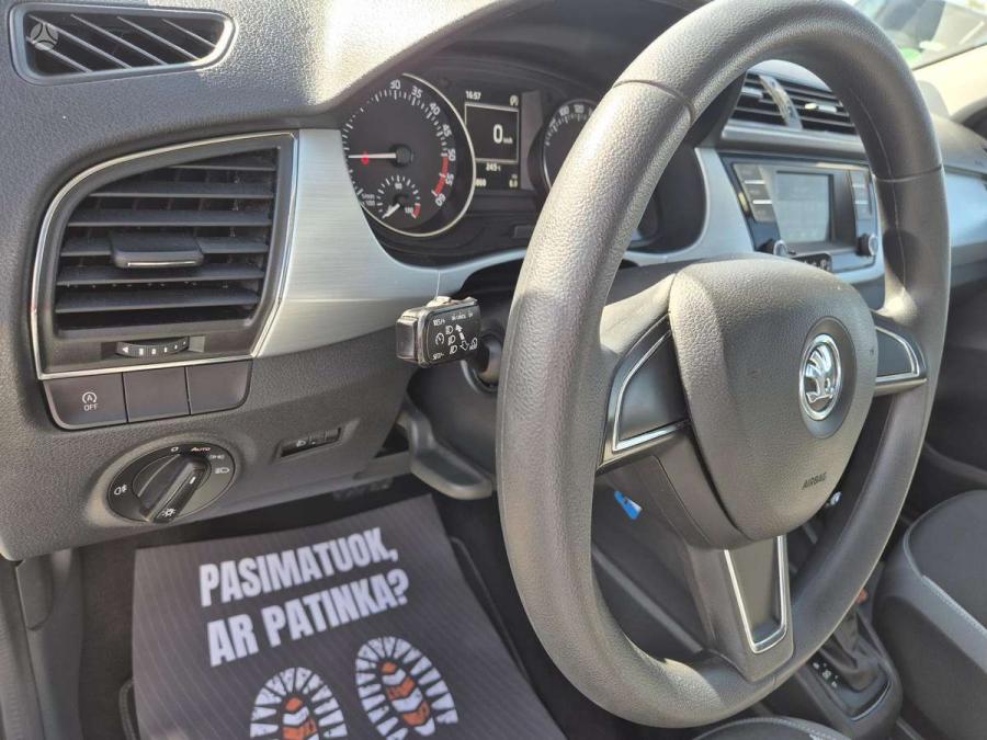 Белый Шкода Фабия 2015 в Каунас, объемом двигателя 1.42 л и пробегом 255 тыс. км за 4999 €, фото 12 на AUTOMOTO.COM.LV