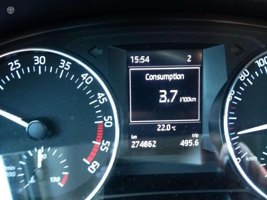 Белый Шкода Фабия 2015 в Каунас, объемом двигателя 1.42 л и пробегом 270 тыс. км за 4350 €, фото 15 на AUTOMOTO.COM.LV