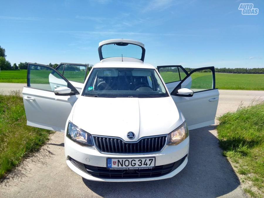 White Skoda Fabia 2016 in Vilkaviskis, with an engine capacity of 1.40 L and mileage of 270 thousand km for 4550 €, photo 3 on AUTOMOTO.COM.LV