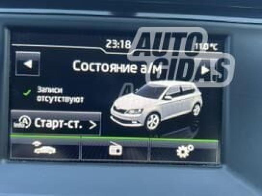 White Skoda Fabia 2016 in Vilkaviskis, with an engine capacity of 1.40 L and mileage of 270 thousand km for 4550 €, photo 22 on AUTOMOTO.COM.LV