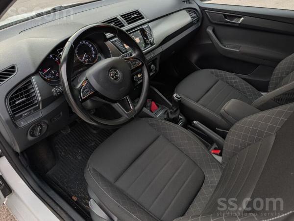 White Skoda Fabia 2017 in Jurmala, with an engine capacity of 1.20 L and mileage of 0 thousand km for 5450 €, photo 8 on AUTOMOTO.COM.LV