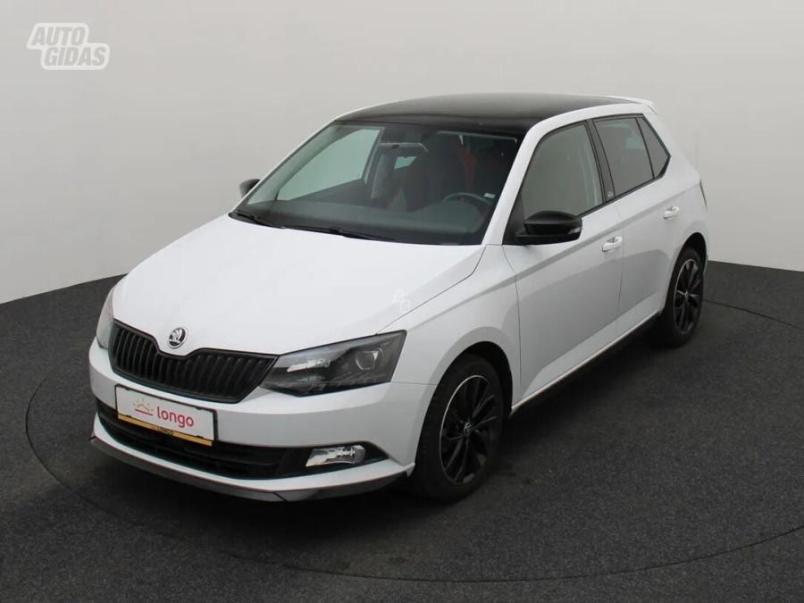 White Skoda Fabia 2018 in Vilnius, with an engine capacity of 1.00 L and mileage of 181 thousand km for 8399 €, photo 1 on AUTOMOTO.COM.LV