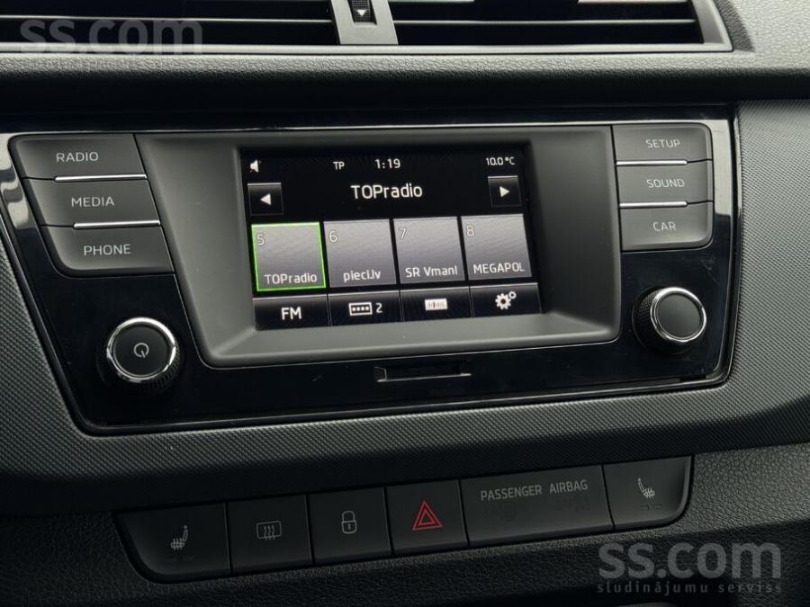 Белый Шкода Фабия 2019 в Валмиера, объемом двигателя 1.00 л и пробегом 120 тыс. км за 8550 €, фото 14 на AUTOMOTO.COM.LV