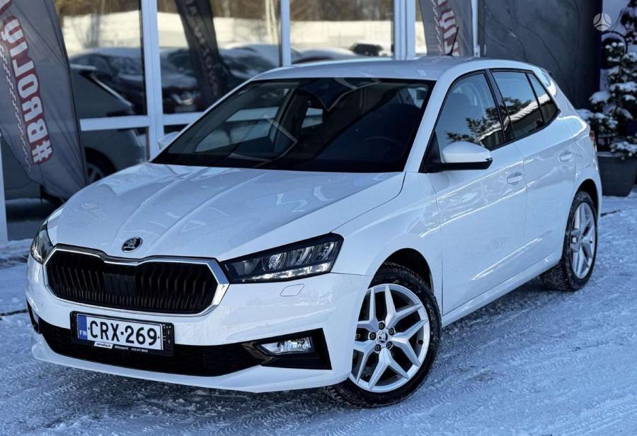 Balts Skoda Fabia 2024 Radviliškis, ar dzinēja tilpumu 1.00 L un nobraukumu 25 tūkst. km par 14950 €, foto 1 vietnē AUTOMOTO.COM.LV
