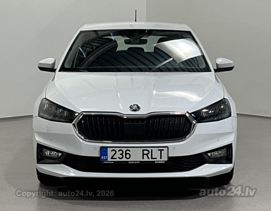 White Skoda Fabia 2024 in Tallinn, with an engine capacity of 1.00 L and mileage of 30 thousand km for 16990 €, photo 18 on AUTOMOTO.COM.LV