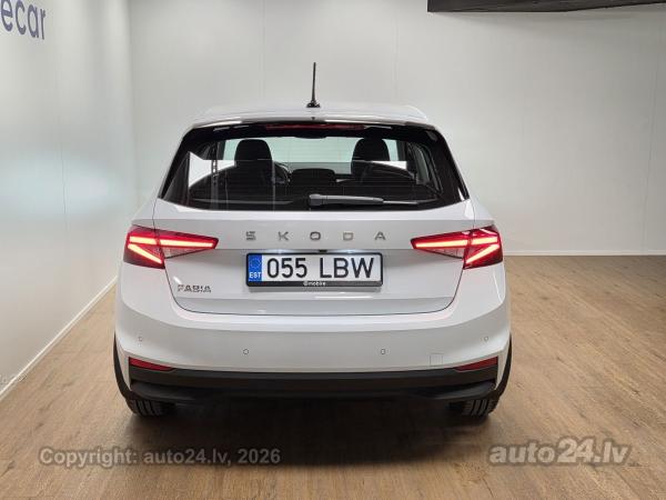 White Skoda Fabia 2025 in Tallinn, with an engine capacity of 1.00 L and mileage of 11 thousand km for 18900 €, photo 5 on AUTOMOTO.COM.LV
