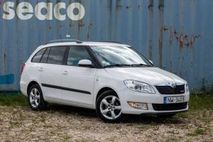 White Skoda Fabia 2011 in Riga, with an engine capacity of 1.20 L and mileage of 217 thousand km for 4200 €, photo  on AUTOMOTO.COM.LV