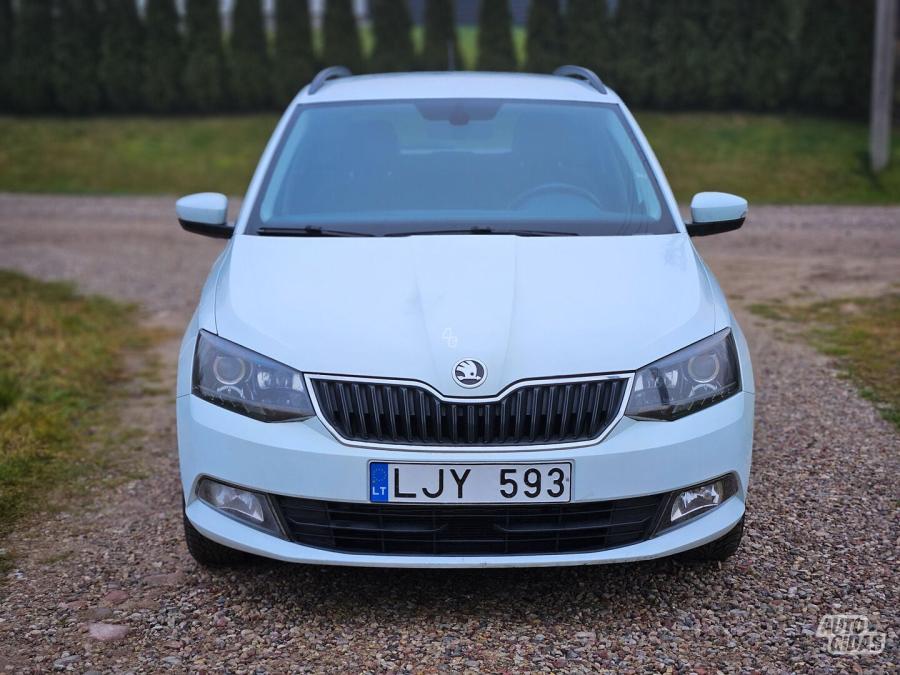 White Skoda Fabia 2015 in Alytus, with an engine capacity of 1.40 L and mileage of 173 thousand km for 3999 €, photo 1 on AUTOMOTO.COM.LV