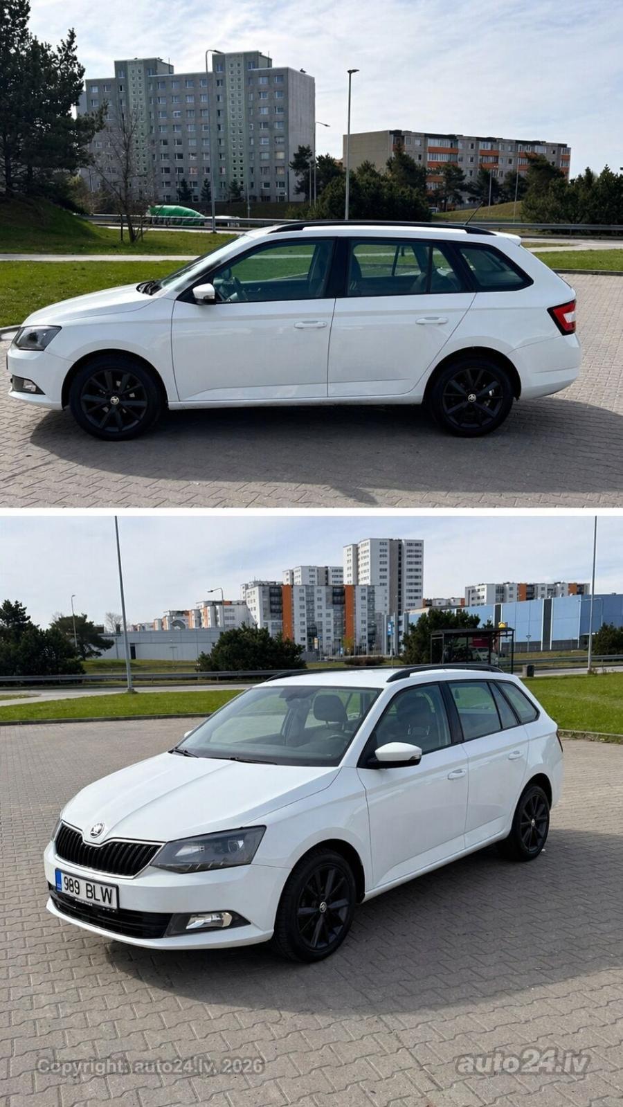 Balts Skoda Fabia 2015 Tallina, ar dzinēja tilpumu 1.40 L un nobraukumu 198 tūkst. km par 6995 €, foto 4 vietnē AUTOMOTO.COM.LV