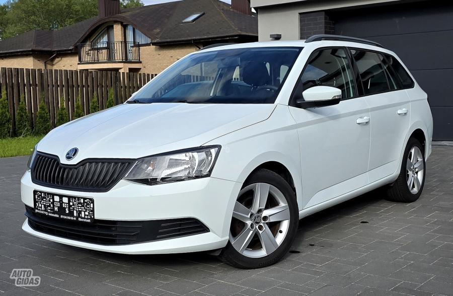 Balts Skoda Fabia 2017 Druskininkai, ar dzinēja tilpumu 1.40 L un nobraukumu 189 tūkst. km par 4850 €, foto 1 vietnē AUTOMOTO.COM.LV