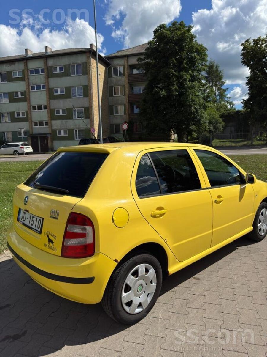 Dzeltens Skoda Fabia 2006 Tukums, ar dzinēja tilpumu 1.20 L un nobraukumu 219 tūkst. km par 500 €, foto 14 vietnē AUTOMOTO.COM.LV
