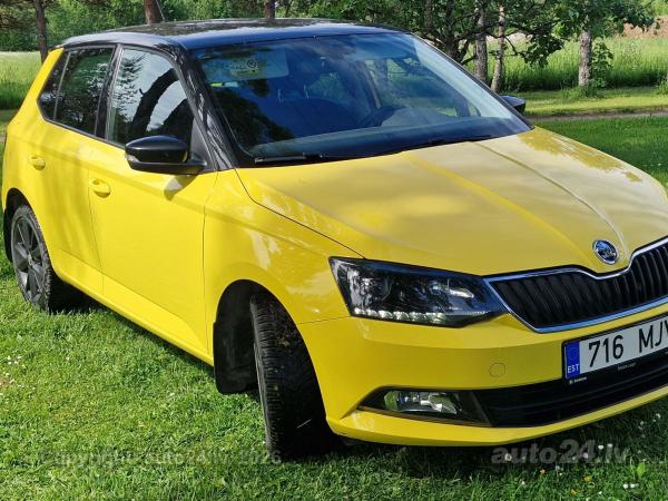 Dzeltens Skoda Fabia 2015 Rapla, ar dzinēja tilpumu 1.20 L un nobraukumu 98 tūkst. km par 6900 €, foto 2 vietnē AUTOMOTO.COM.LV