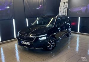 Black Skoda KAMIQ 2021 in Avizieniai, with an engine capacity of 1.00 L and mileage of 66 thousand km for 16950 €, photo  on AUTOMOTO.COM.LV