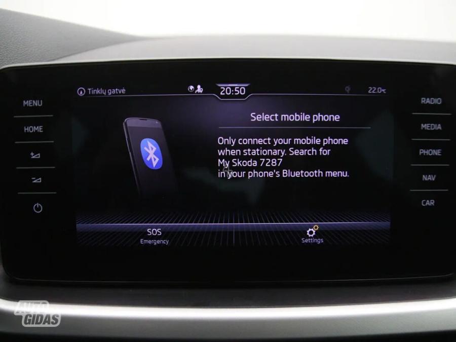 Black Skoda KAMIQ 2021 in Vilnius, with an engine capacity of 1.00 L and mileage of 163 thousand km for 14899 €, photo 24 on AUTOMOTO.COM.LV