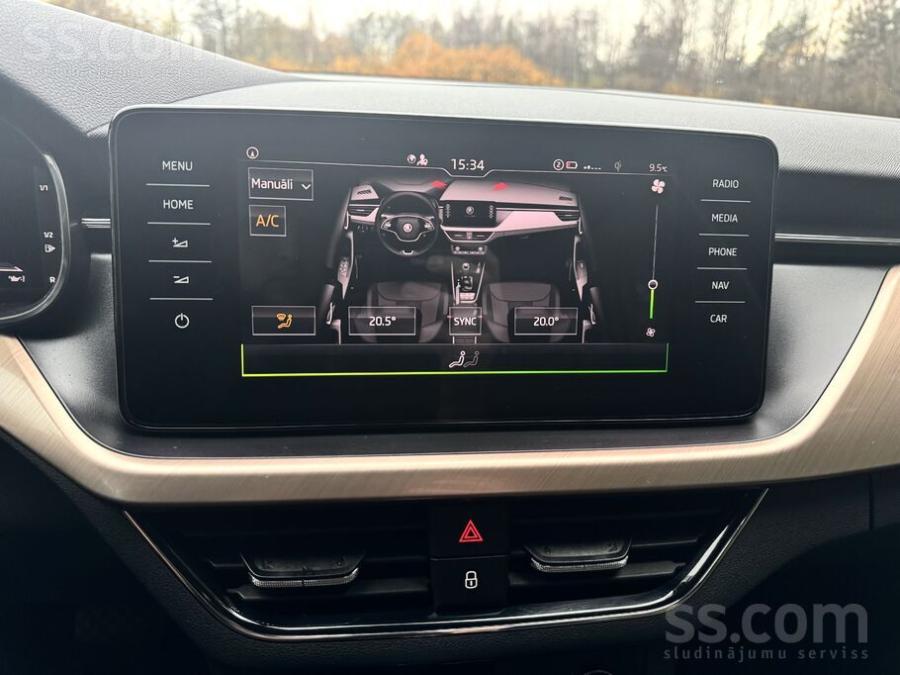 Black Skoda KAMIQ 2021 in Ventspils, with an engine capacity of 1.00 L and mileage of 210 thousand km for 13250 €, photo 12 on AUTOMOTO.COM.LV
