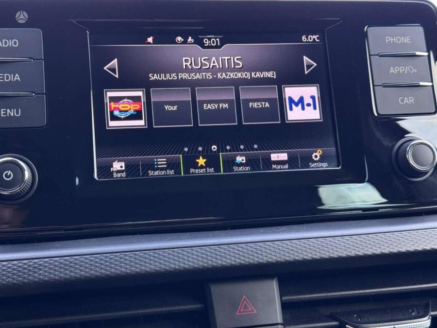 Black Skoda KAMIQ 2023 in Vilnius, with an engine capacity of 1.00 L and mileage of 69 thousand km for 16500 €, photo 14 on AUTOMOTO.COM.LV