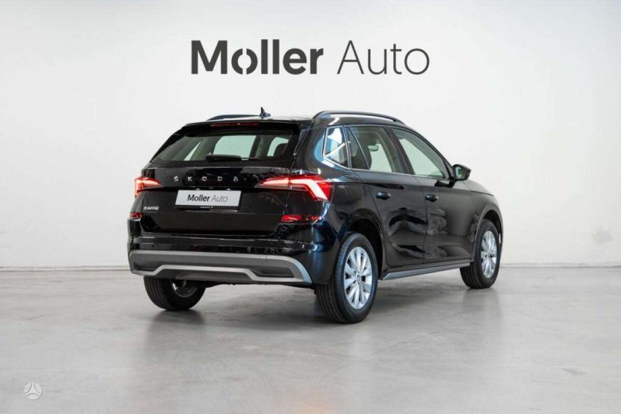 Black Skoda KAMIQ 2023 in Vilnius, with an engine capacity of 1.00 L and mileage of 67 thousand km for 17200 €, photo 4 on AUTOMOTO.COM.LV