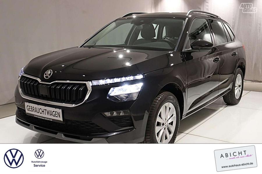 Melns Skoda KAMIQ 2024 Kauņa, ar dzinēja tilpumu 1.50 L un nobraukumu 13 tūkst. km par 27499 €, foto 1 vietnē AUTOMOTO.COM.LV